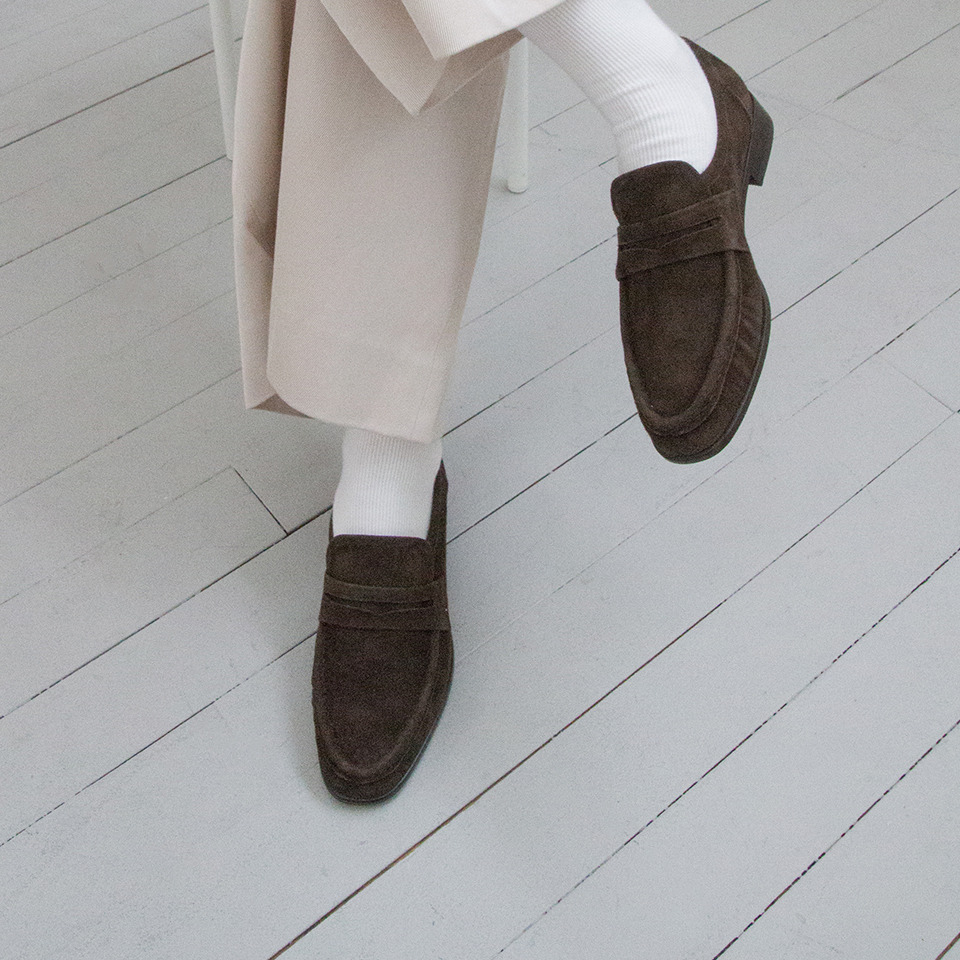 Node-brown kw2803 2cm 로퍼 - HAGO(하고)