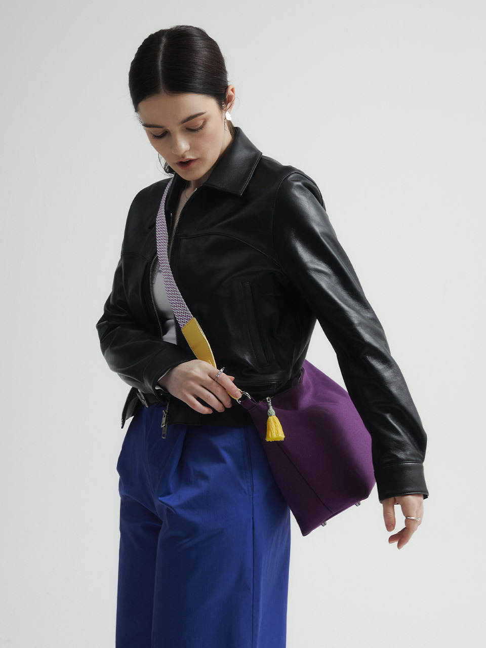 Cheerful Step Crossbody Canvas combo - HAGO(하고)