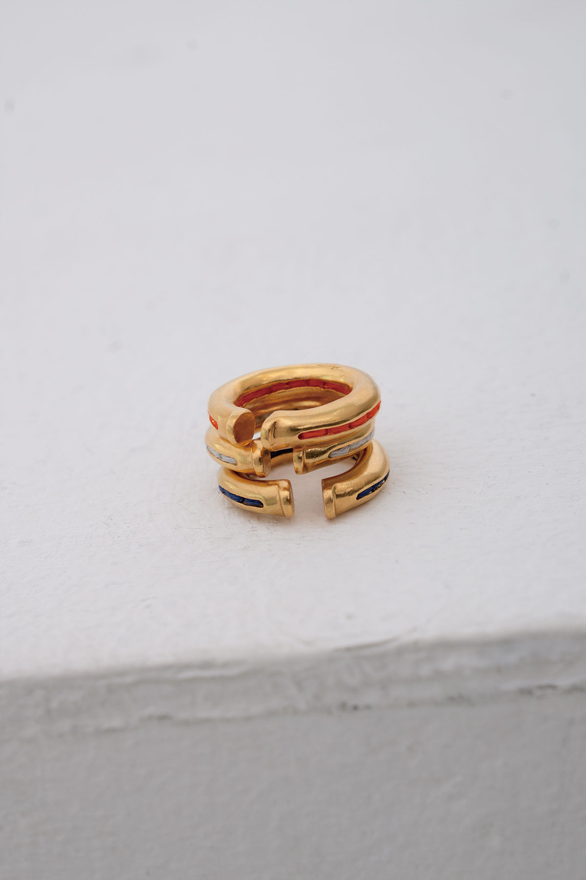 BOLD RING EARCUFF [GOLD] - HAGO(하고)