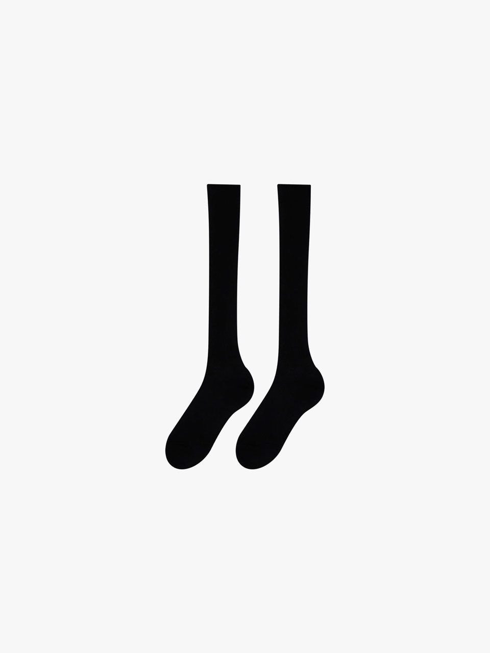 [2EA 1SET] HEAL SHEER KNEE SOCKS_BLACK - HAGO(하고)