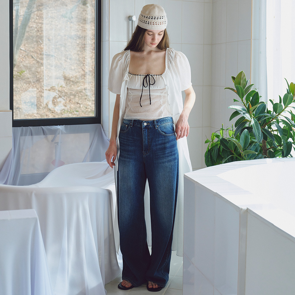 Wide Denim Pants - HAGO(하고)