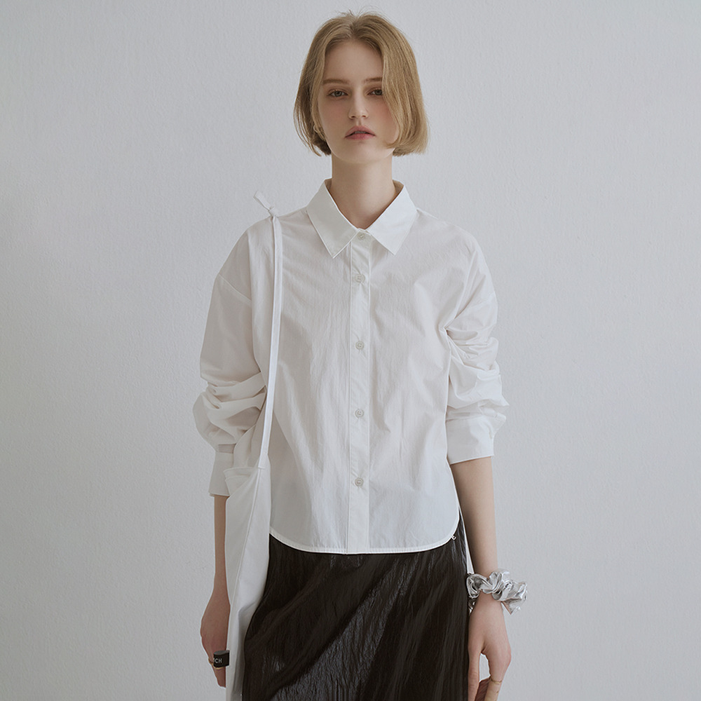 Back Open String Shirt - HAGO(하고)