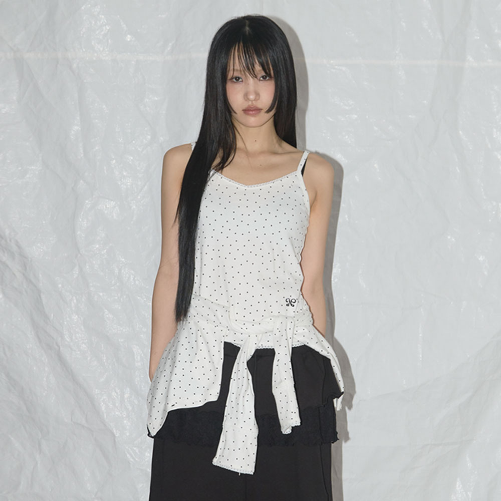 Lace Star Basic Sleeveless (White)_F25QB094 - HAGO(하고)