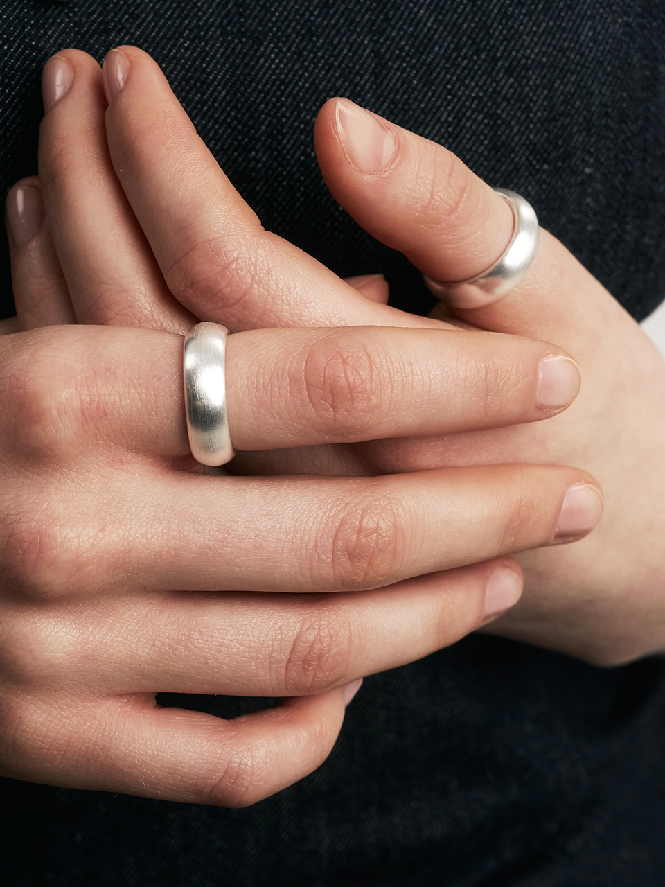 [신시아 착용]matte texture ring - HAGO(하고)