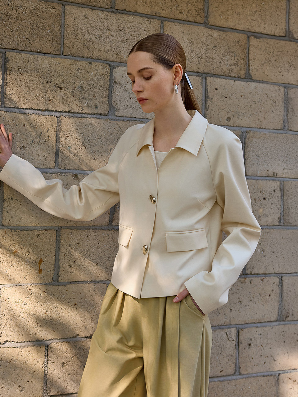 YY_Raglan sleeve design jacket - HAGO(하고)