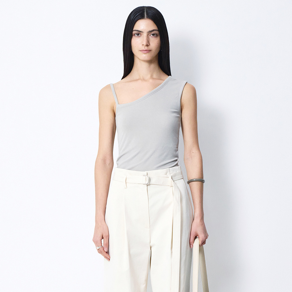 ROI ONE-SHOULDER SLEEVELESS - 하고(HAGO)