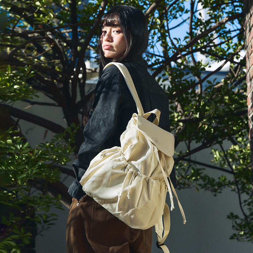 [CN]25 STRING NYL BACKPACK [3COLOR] - HAGO(하고)