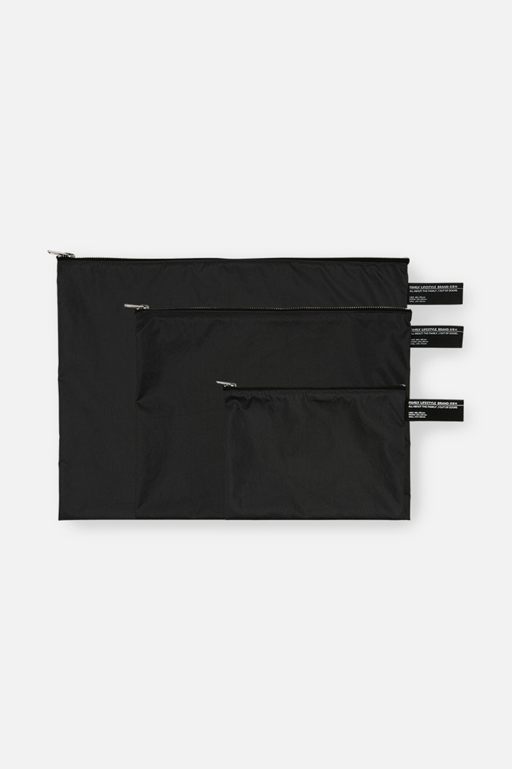 GBH HOME WATERPROOF POUCH BLACK M - 하고(HAGO)