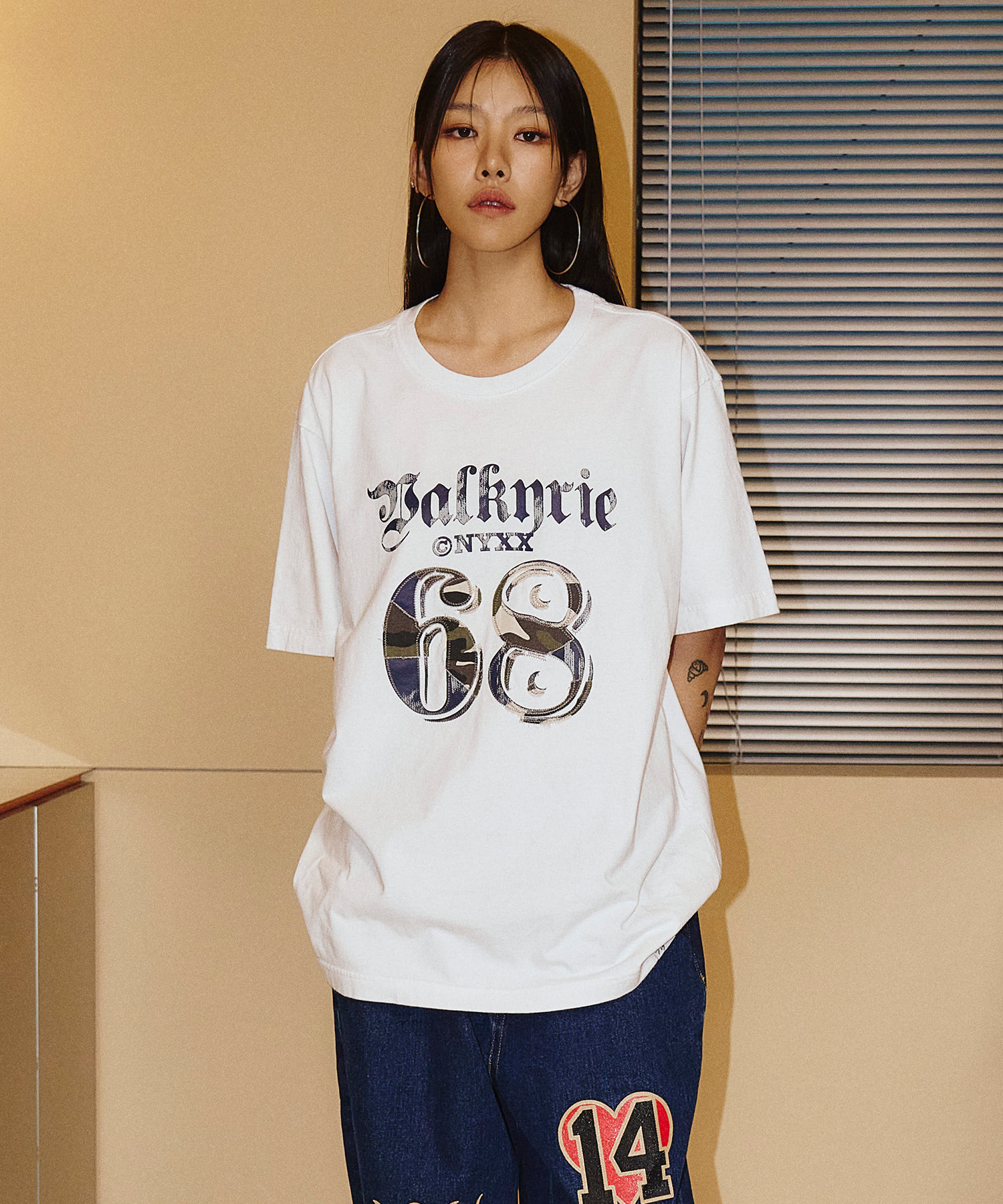 SOLID SOCCER TEE WHITE - 하고(HAGO)
