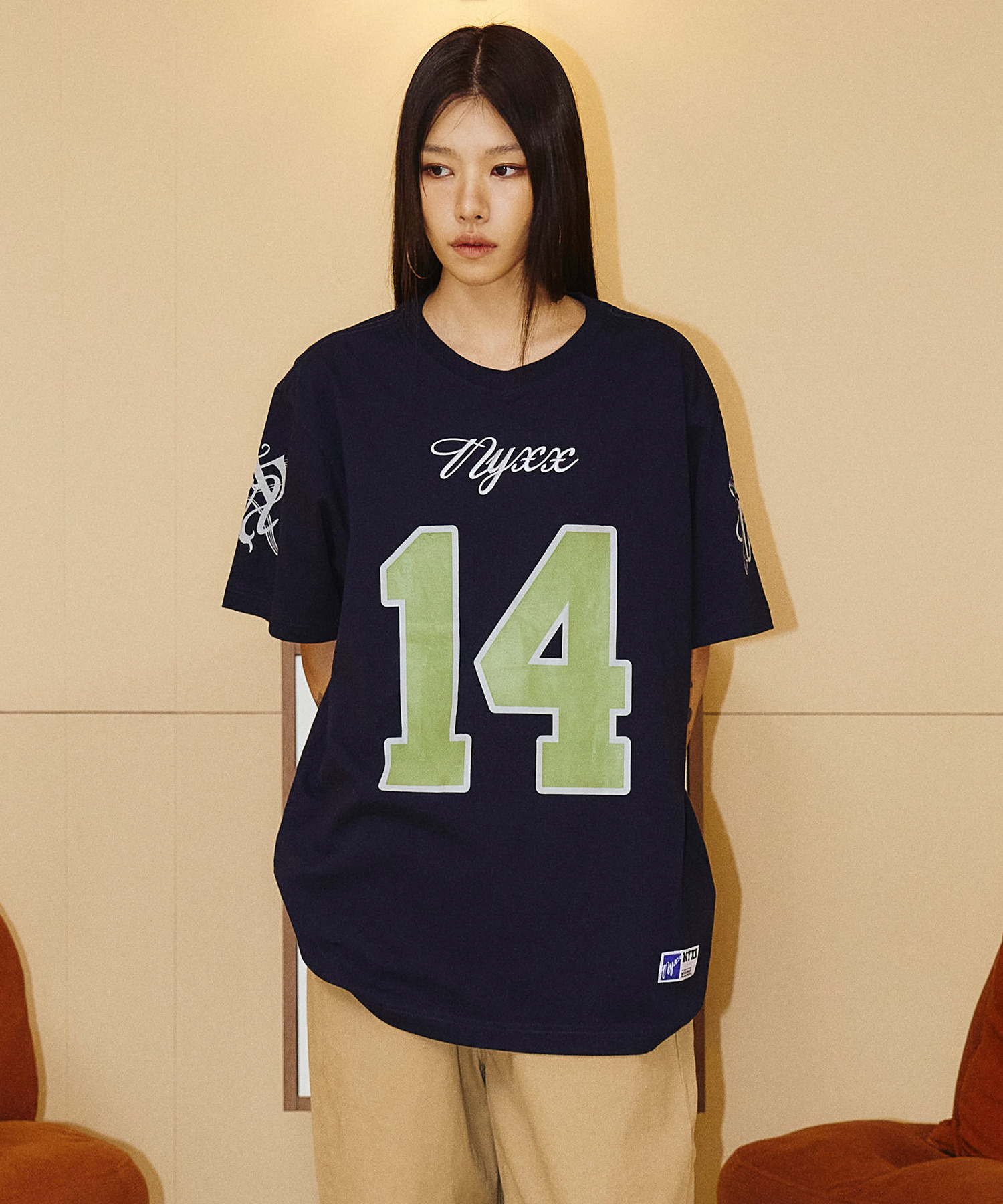 SOLID SOCCER TEE NAVY - HAGO(하고)