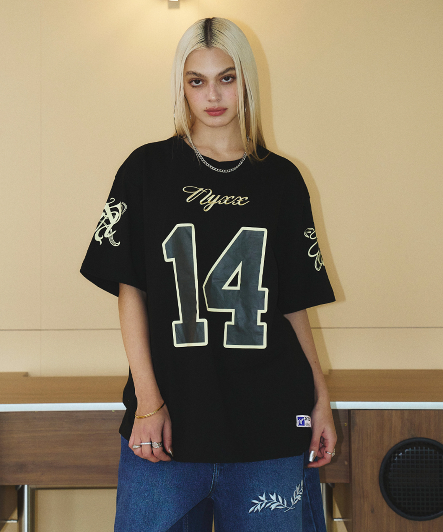 SOLID SOCCER TEE BLACK - 하고(HAGO)