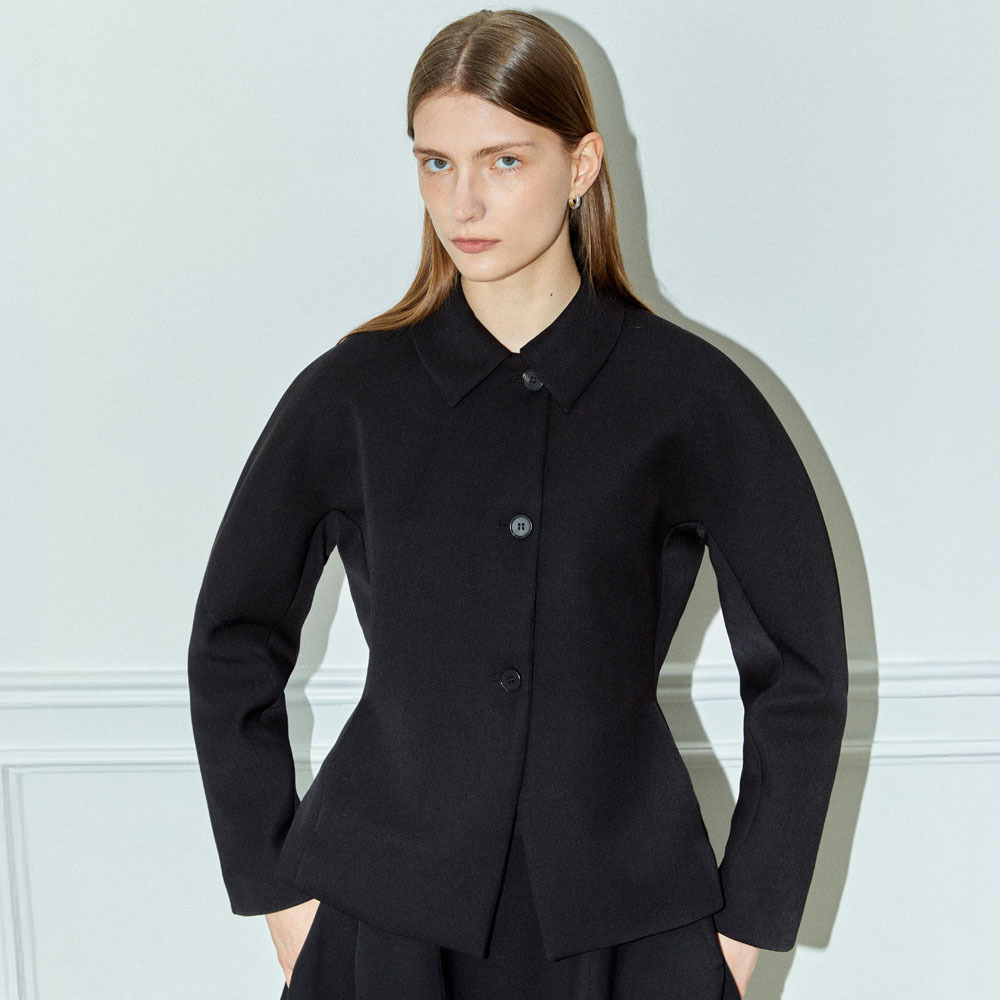 PETAL RAGLAN JACKET / BLACK - HAGO(하고)