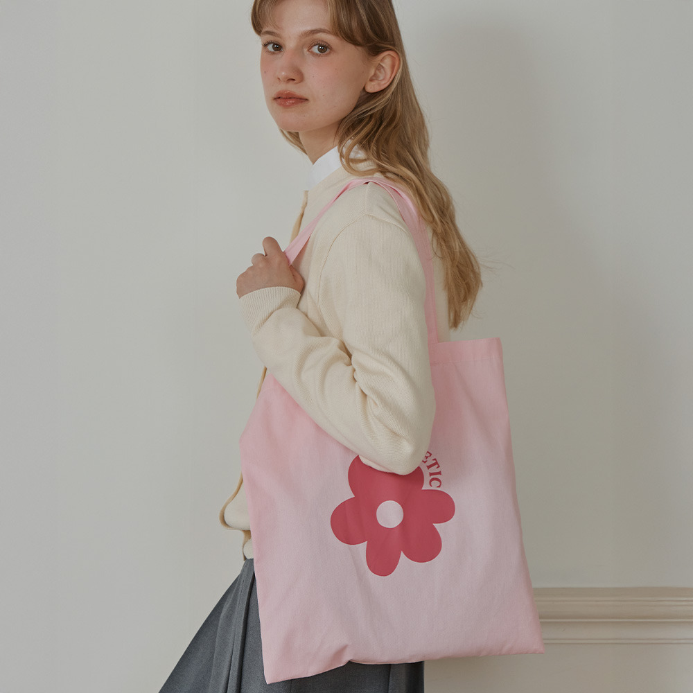 ANC FLOWER ECO BAG_PINK - HAGO(하고)