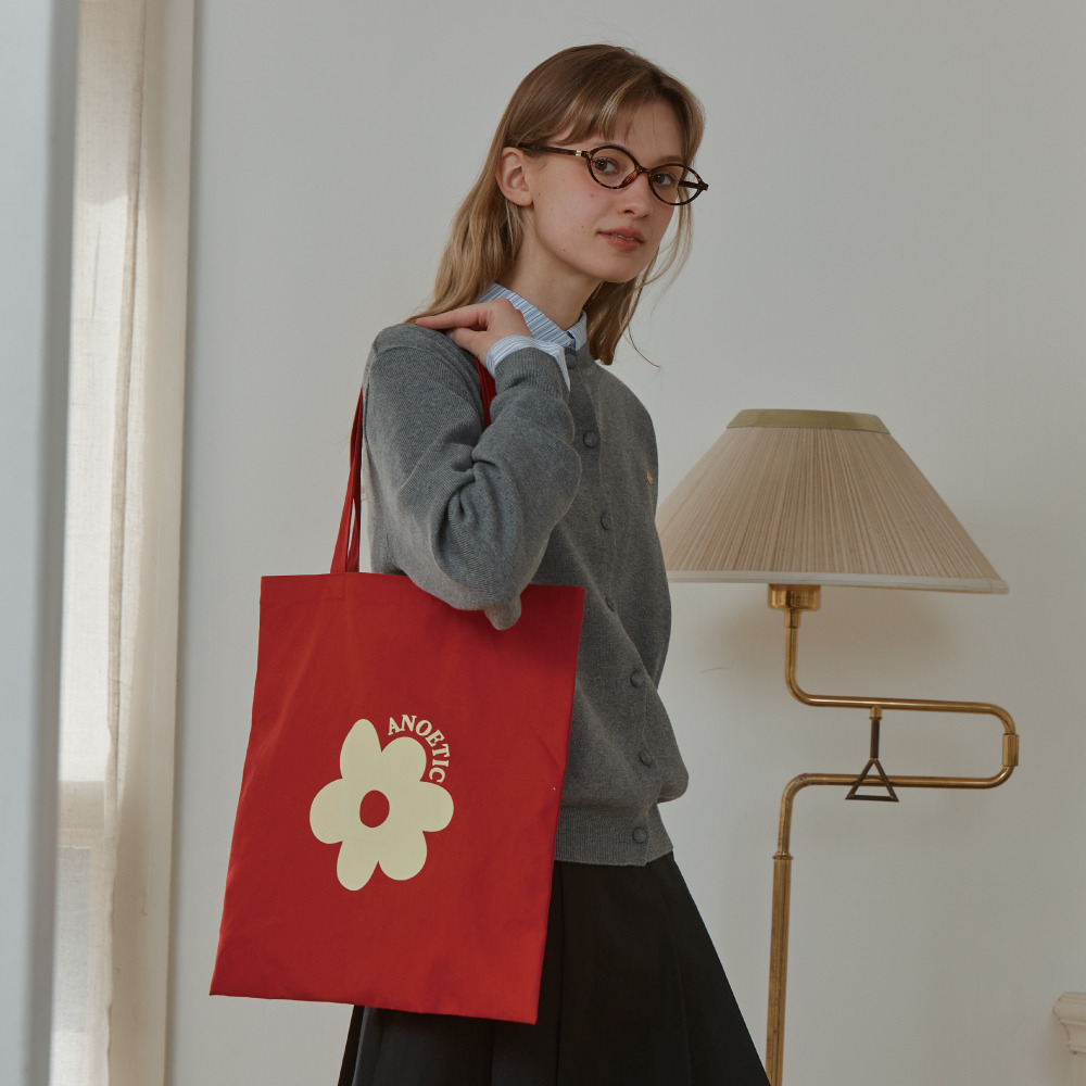 ANC FLOWER ECO BAG_RED - 하고(HAGO)