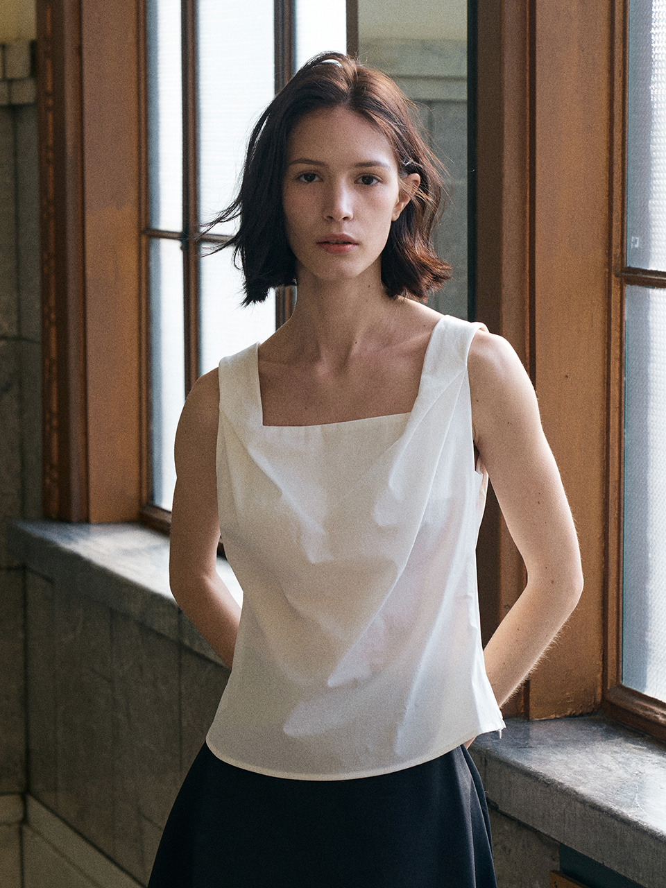 Rosine Square Neck Top - HAGO(하고)