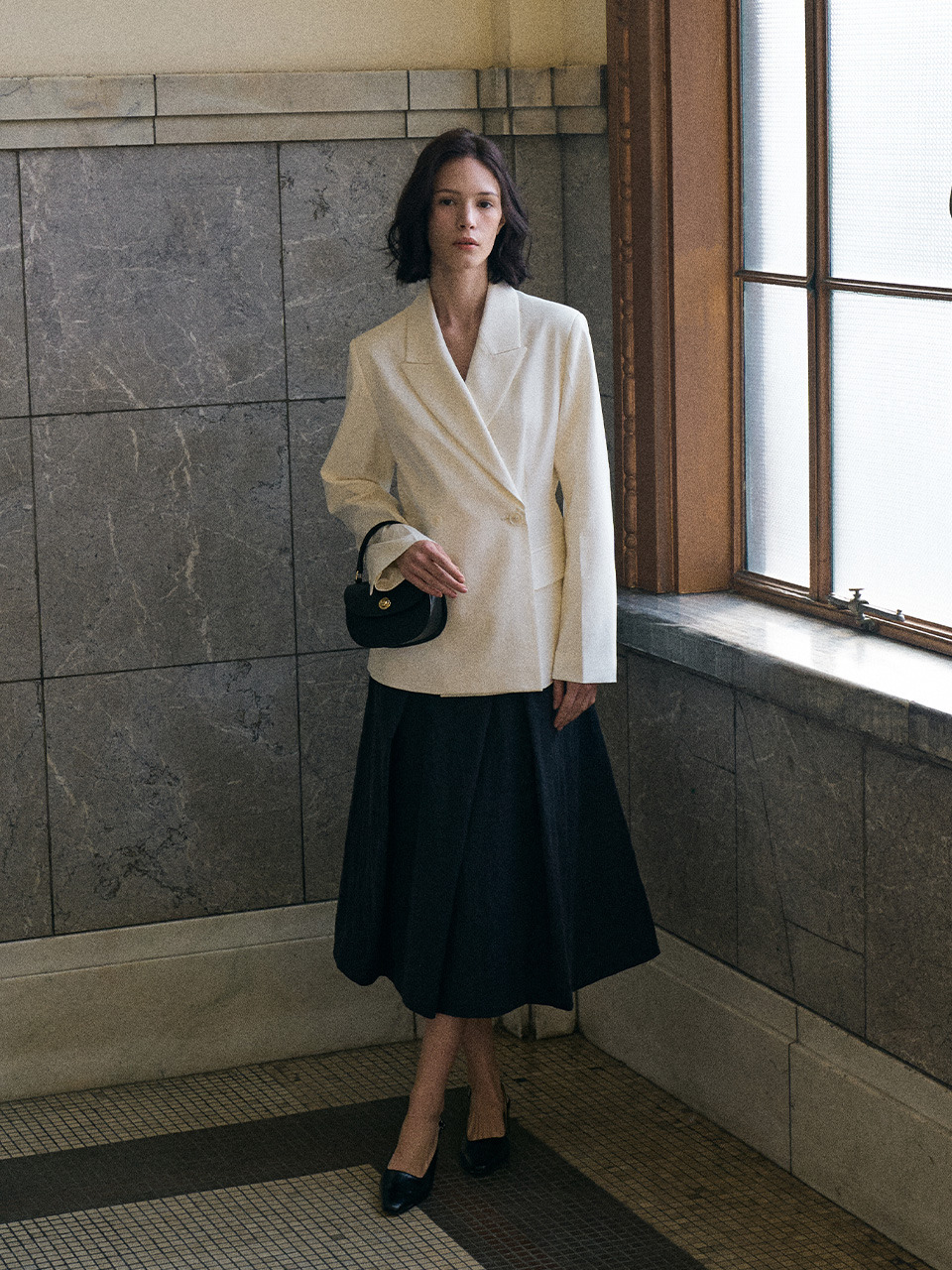 Ameli Double Collar Jacket - HAGO(하고)