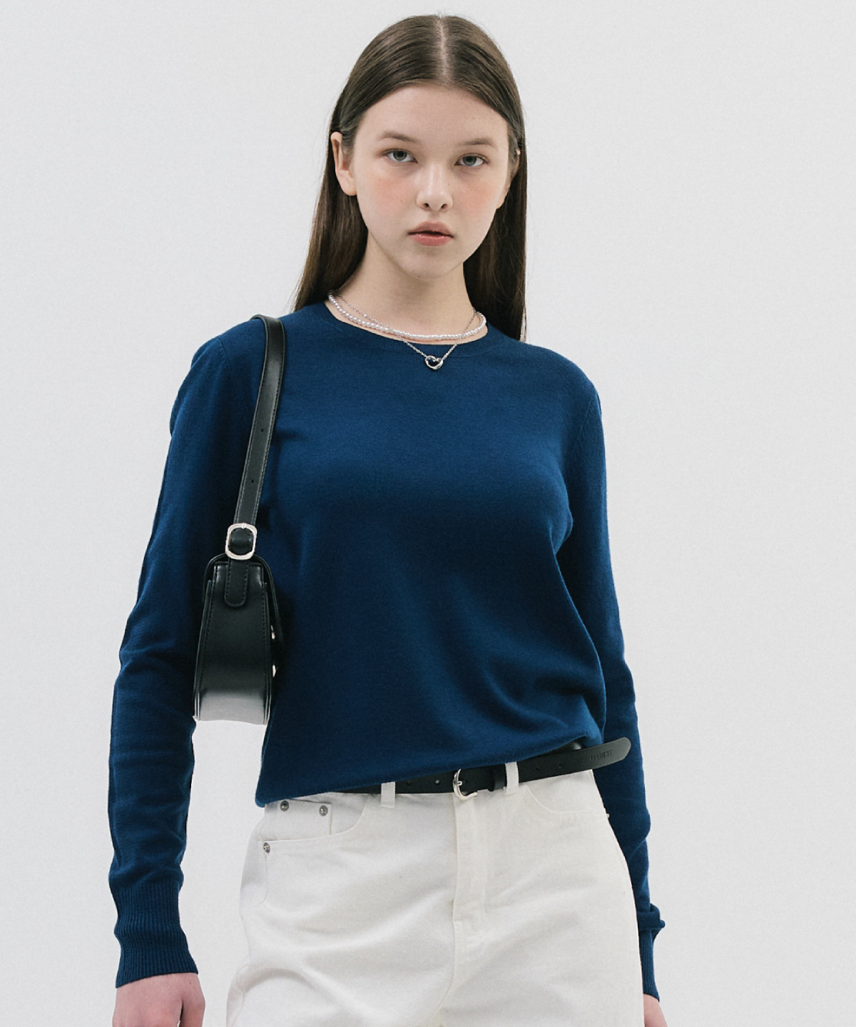 ESSENTIAL SOFT ROUND KNIT_Ultramarine Blue - 하고(HAGO)