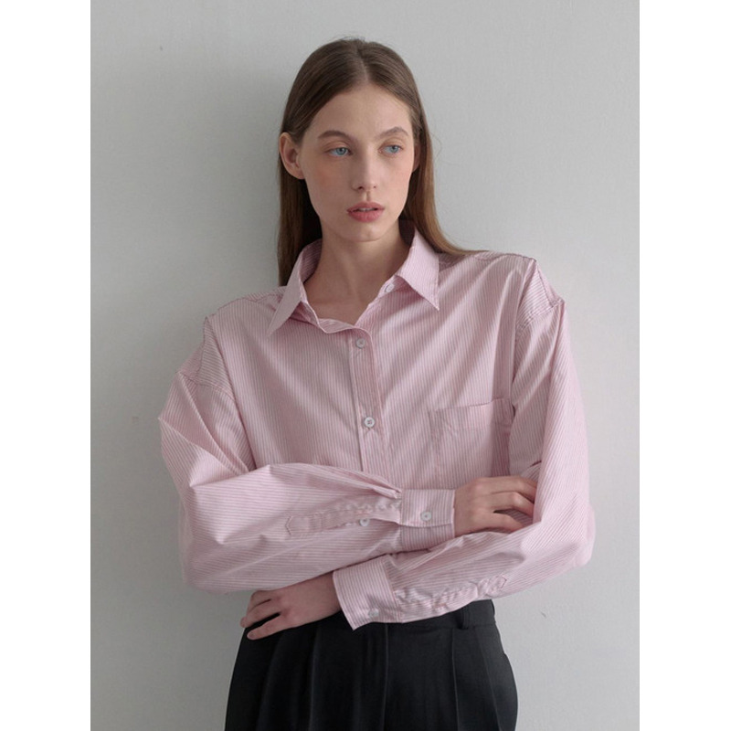 esy stripe shirts (Stin Pink) - 하고(HAGO)