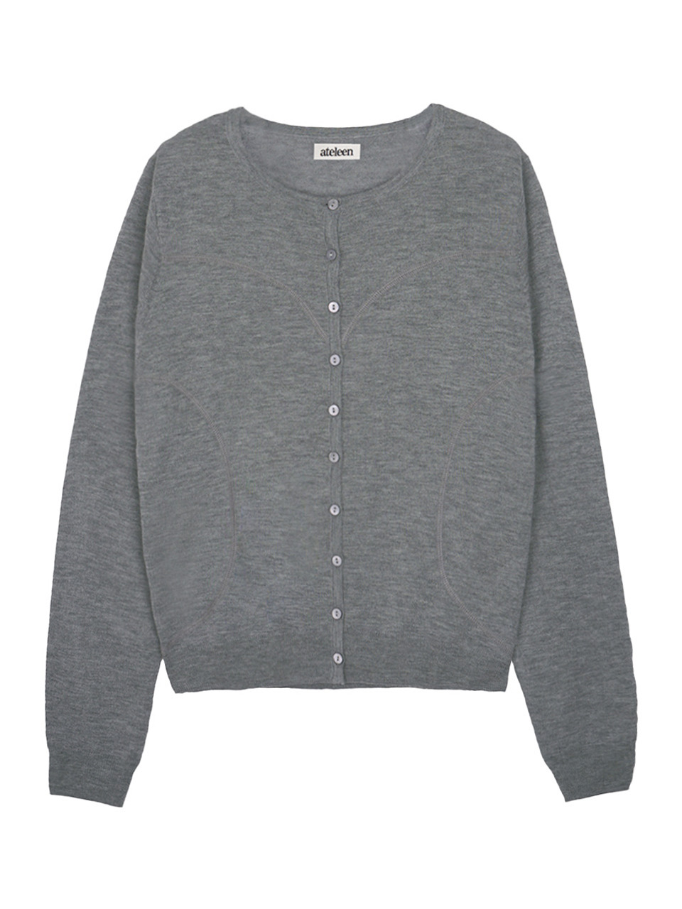 Delson Knit Cardigan_GRAY - HAGO(하고)
