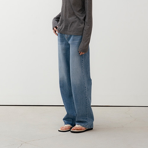 Basic denim pants_light blue - HAGO(하고)