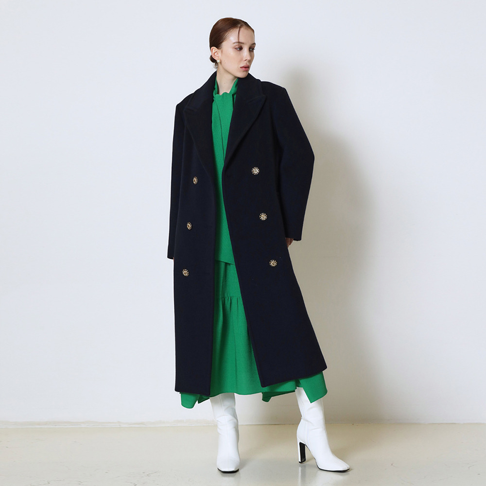 테일러 캐시 롱코트_YB211-WCW02 - HAGO(하고)