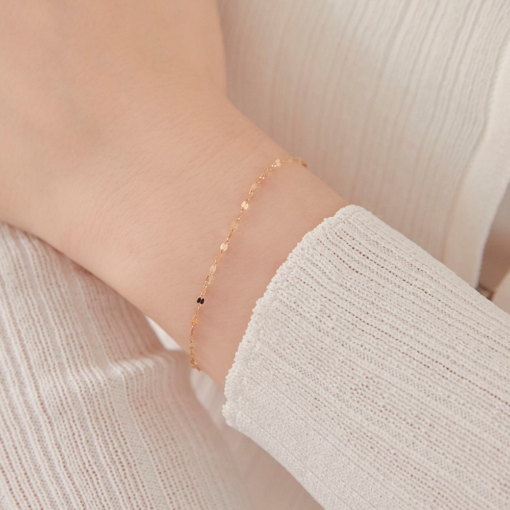 Yvonne 14k gold 팔찌 (2Color) - HAGO(하고)