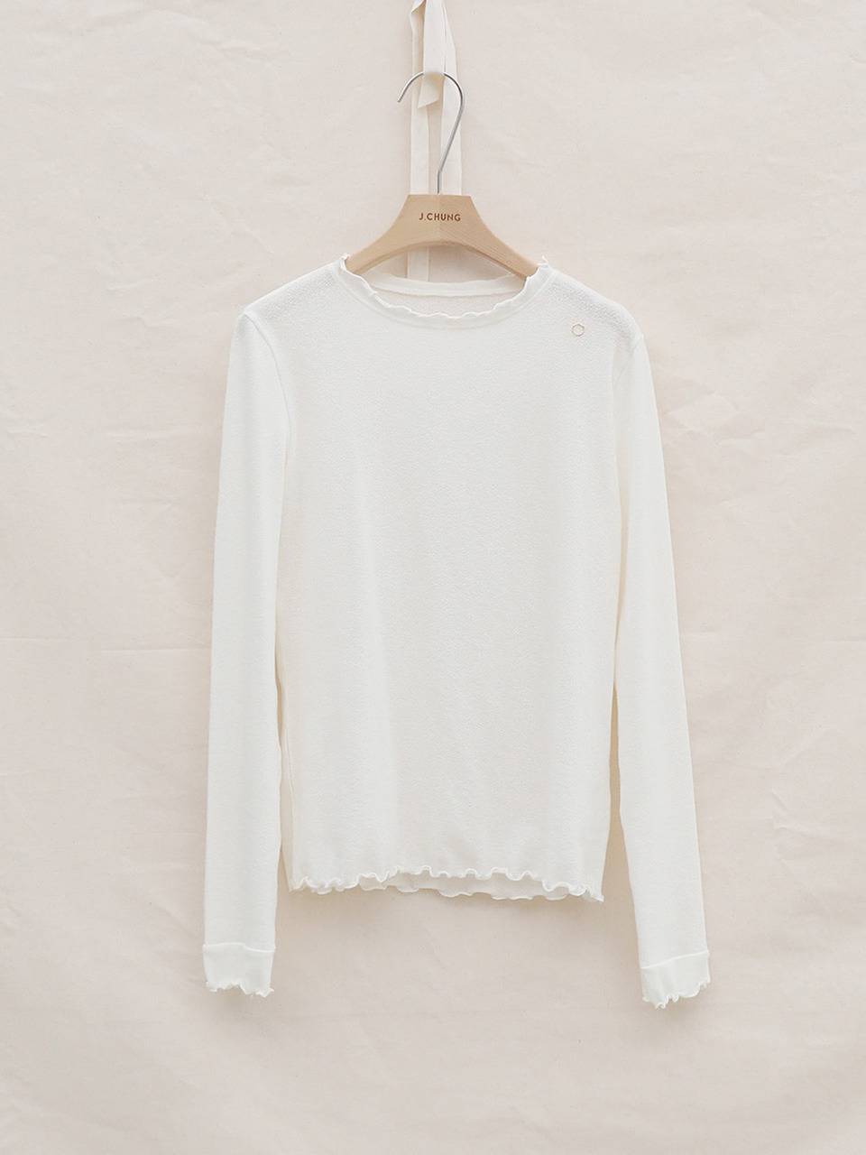 Promise Basic Layering Tee_Cream Ivory - HAGO(하고)