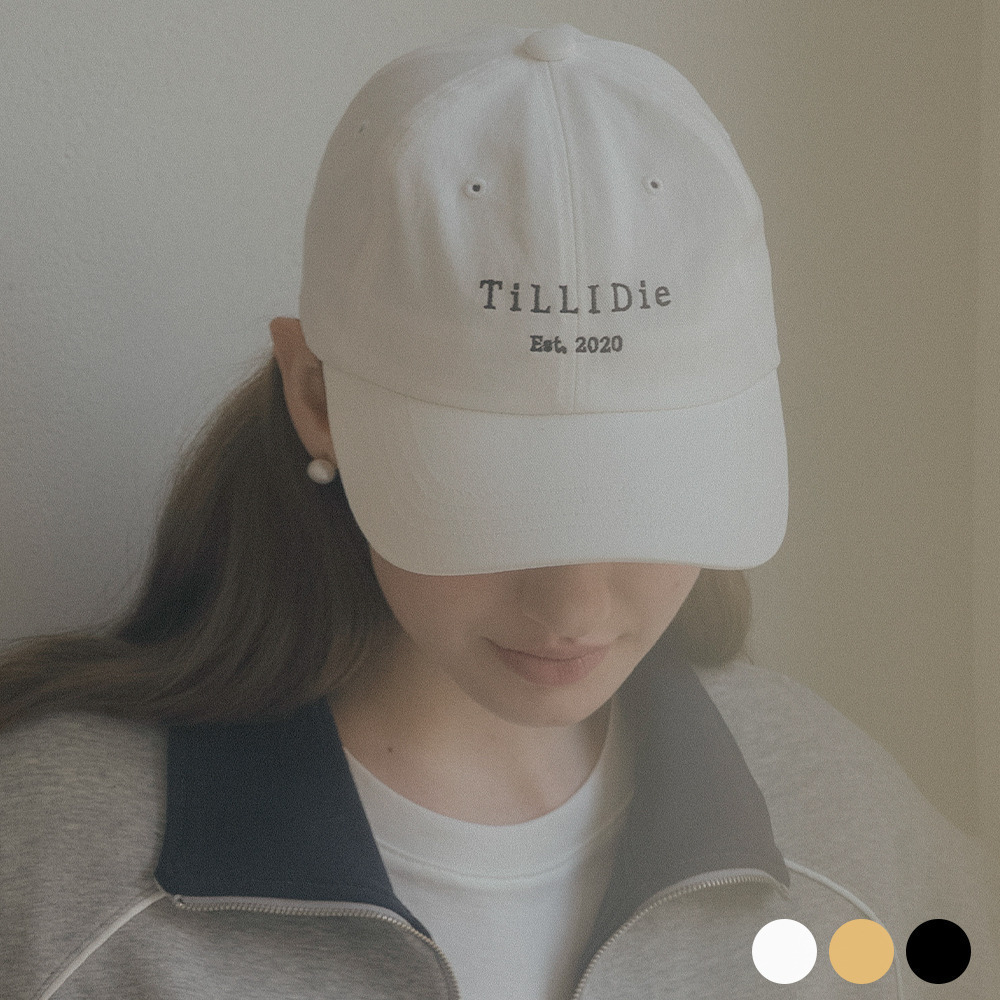 Light simple logo cotton baseball cap_[3color] - HAGO(하고)