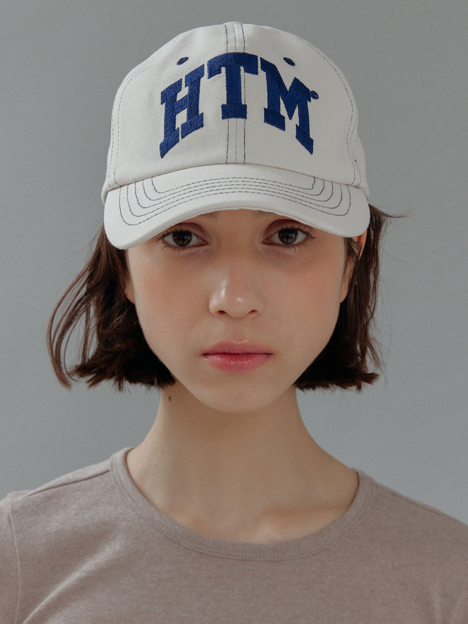 HTM ball cap (cream) - HAGO(하고)