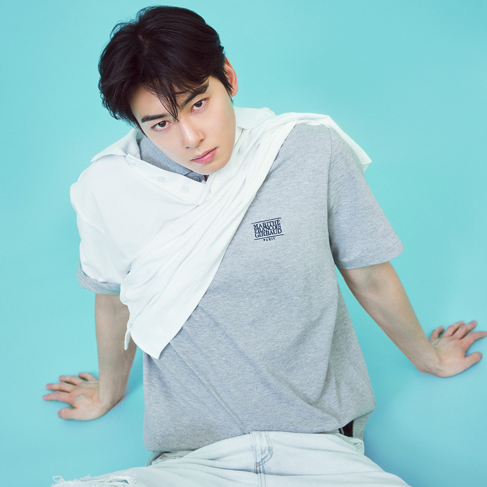 CLASSIC LOGO PK COLLAR TEE heather gray - HAGO(하고)