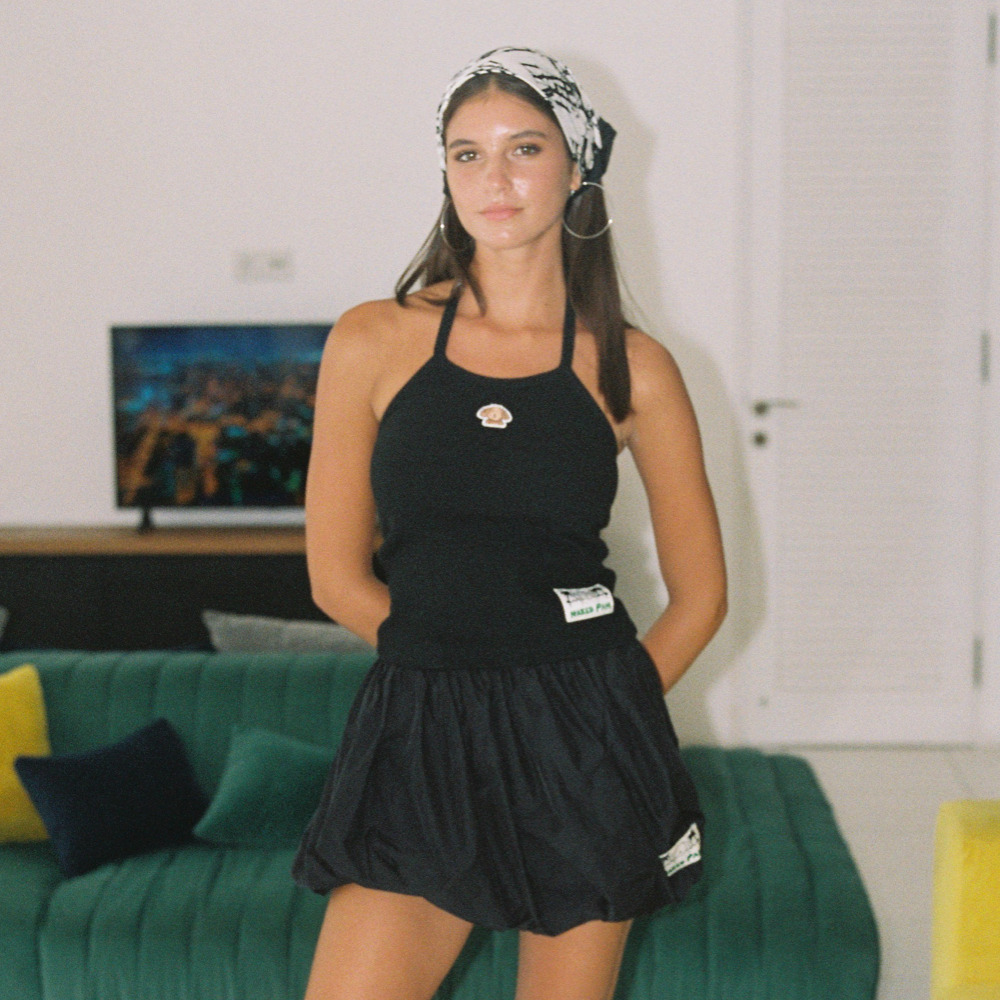 BUBBLE SKIRT_BLACK - HAGO(하고)