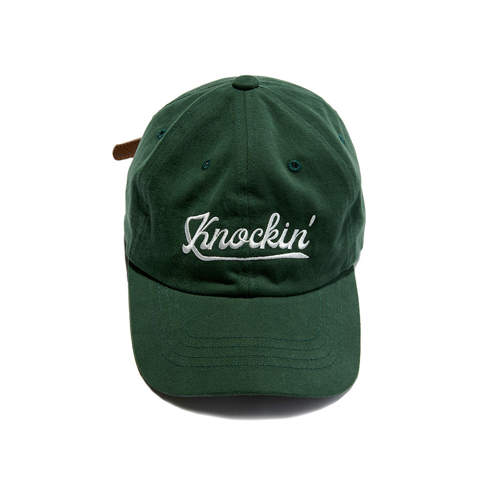 KNOCKIN LOGO B.B CAP GREEN - HAGO(하고)