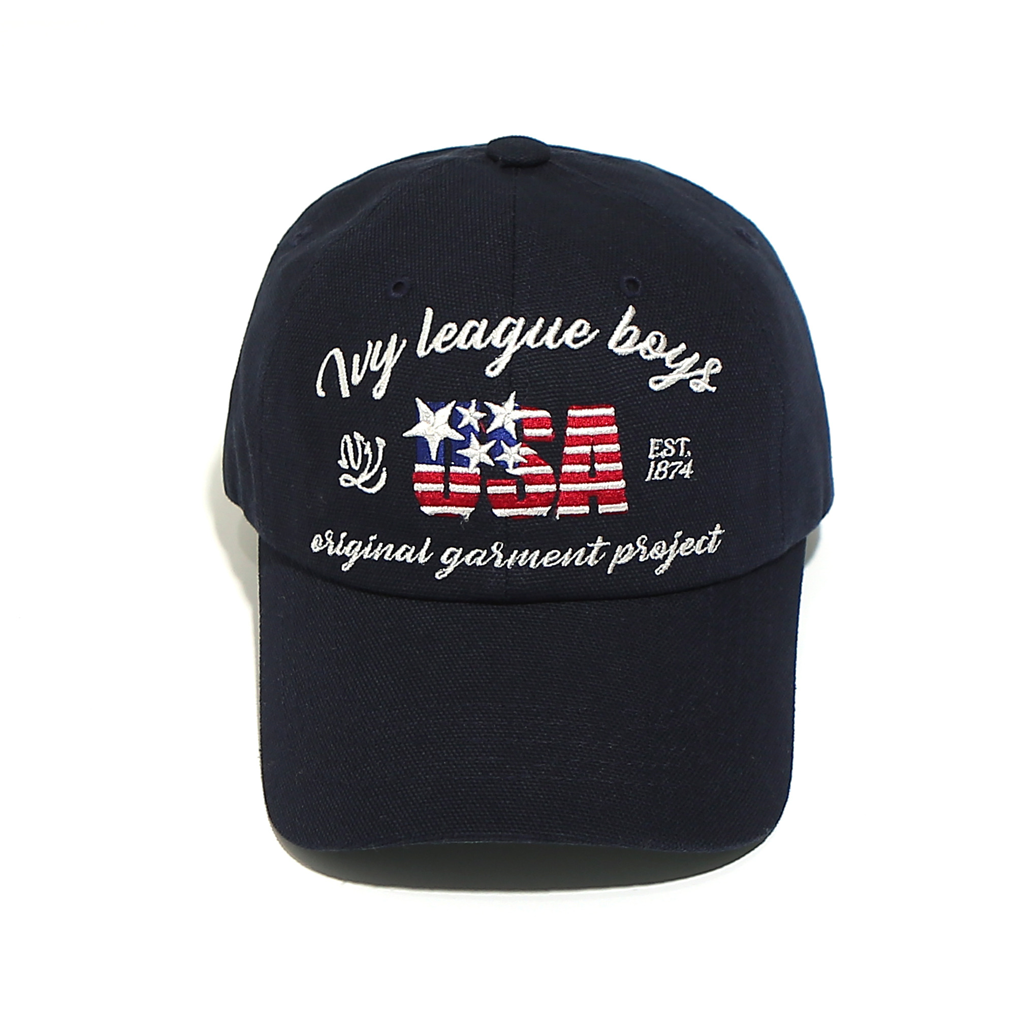 Ivyboy Lettering B.B Cap Navy - HAGO(하고)