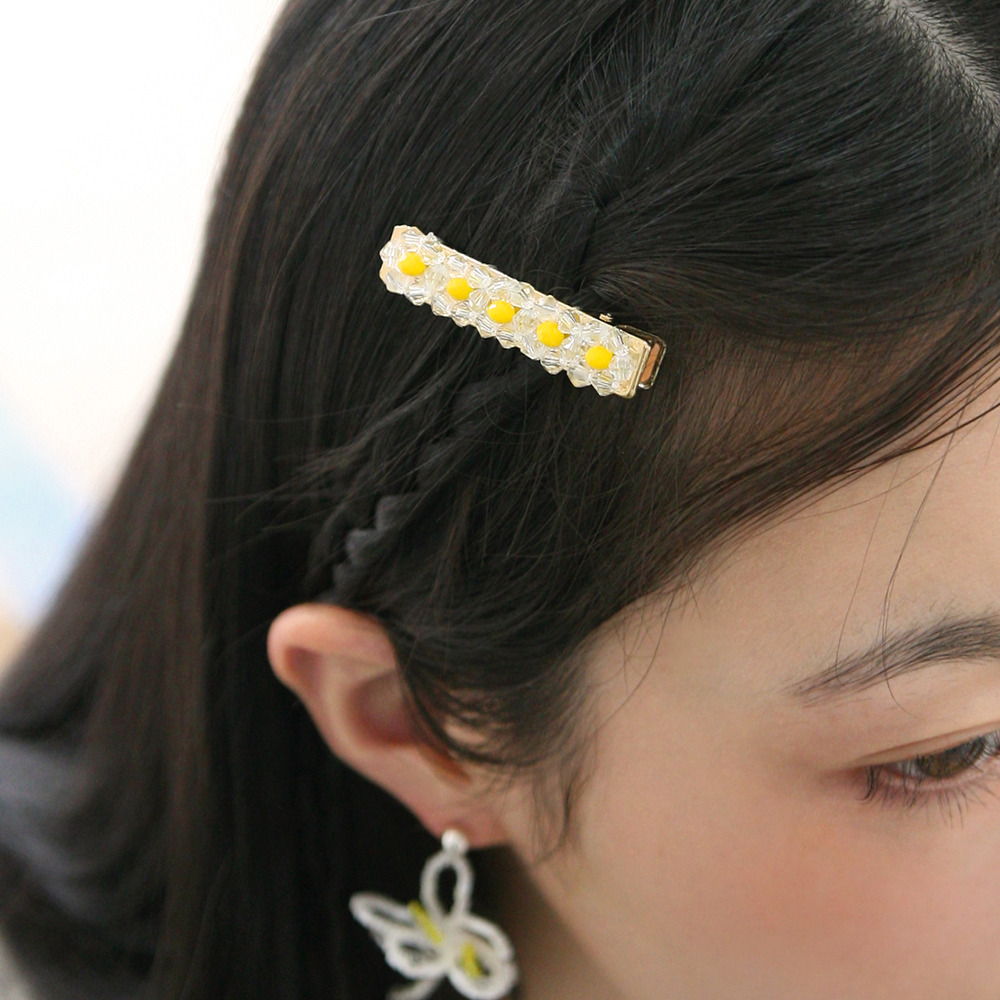 twinkle daisy hair pin - HAGO(하고)