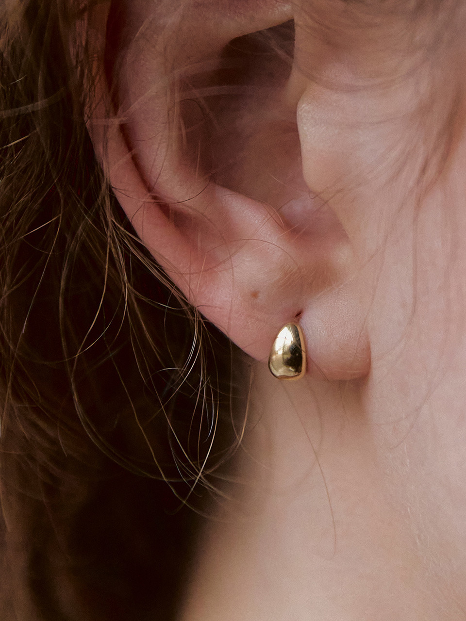 [14K] Gold Drop Earring - HAGO(하고)