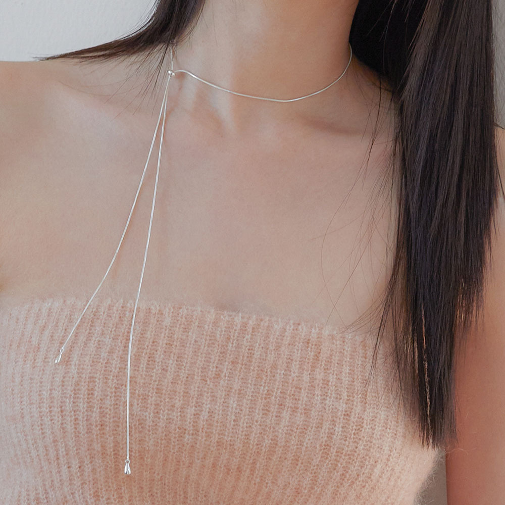 Tie necklace - HAGO(하고)