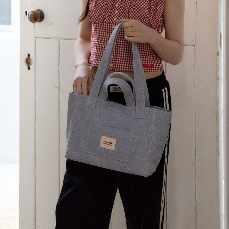 basic canvas bag (sky blue) - HAGO(하고)