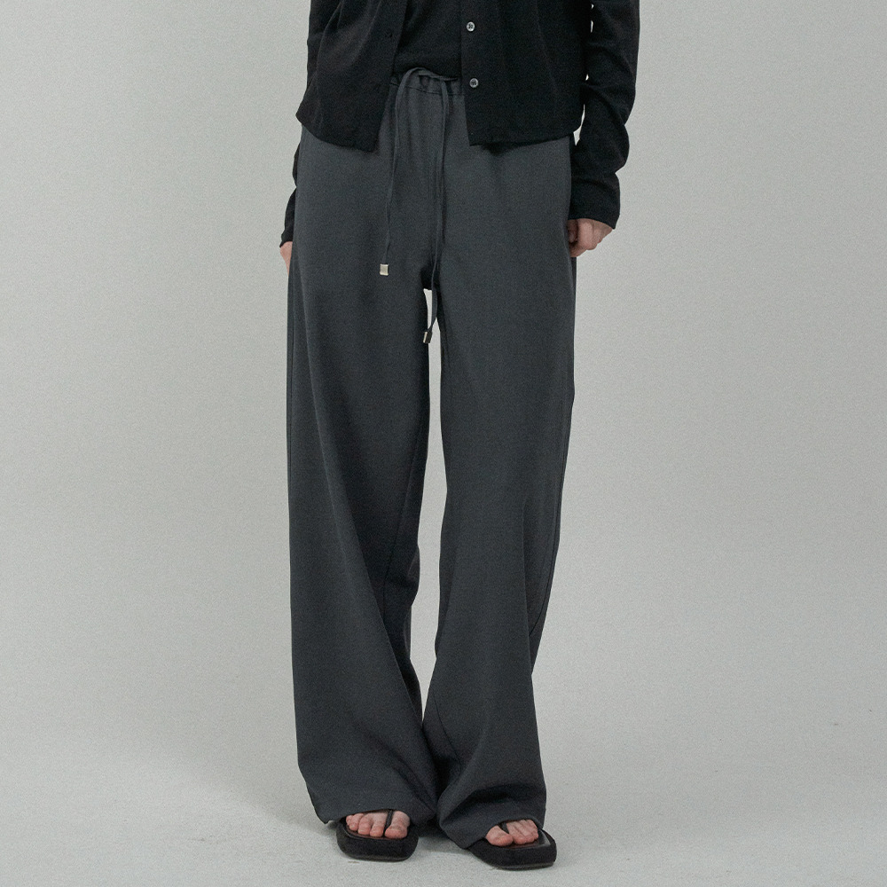 프렌치 밴드 슬랙스 - Gray - HAGO(하고)