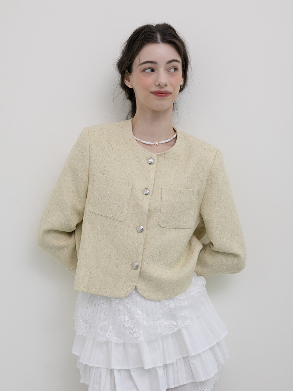 AR_Round button jacket_2color - HAGO(하고)