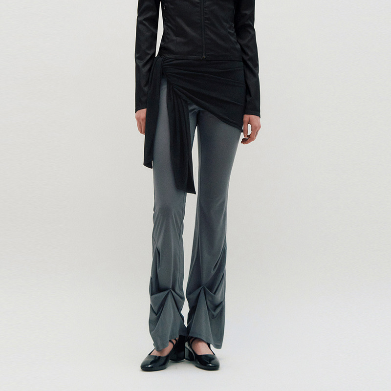 Sheer Layering Pants _ GREY - 하고(HAGO)