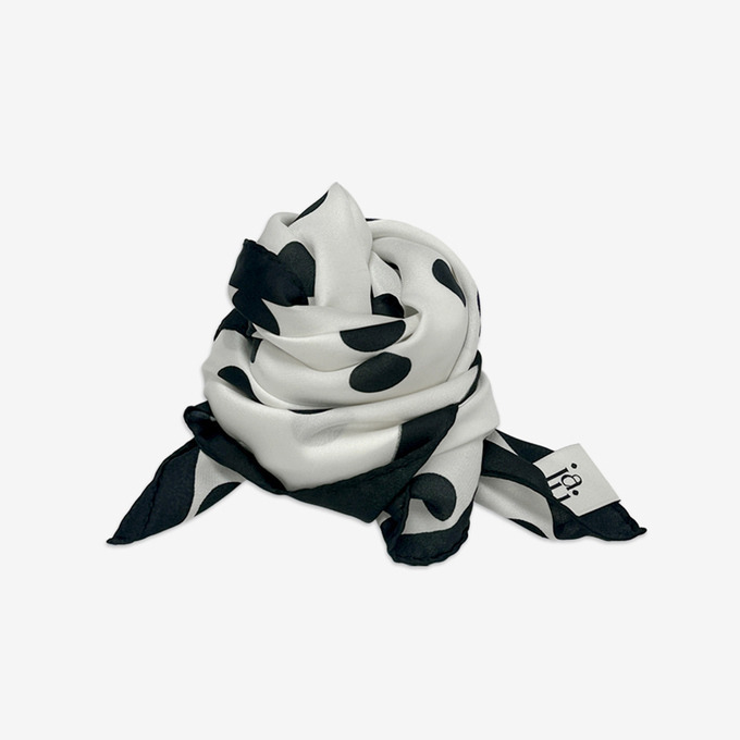 Cylinder scarf Dot ivory - HAGO(하고)