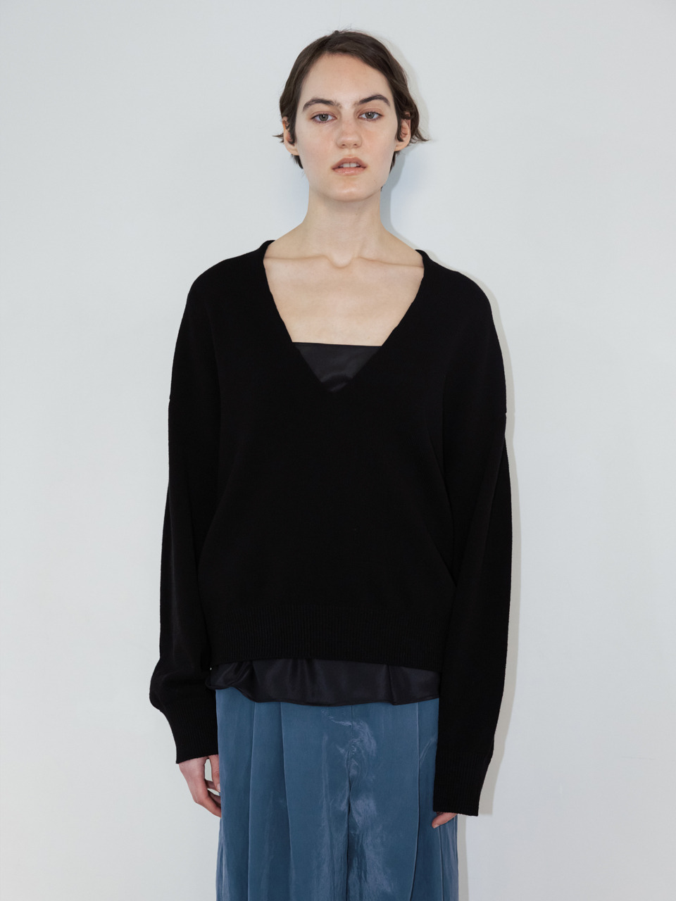 MORA SWEATER (BLACK) - 하고(HAGO)