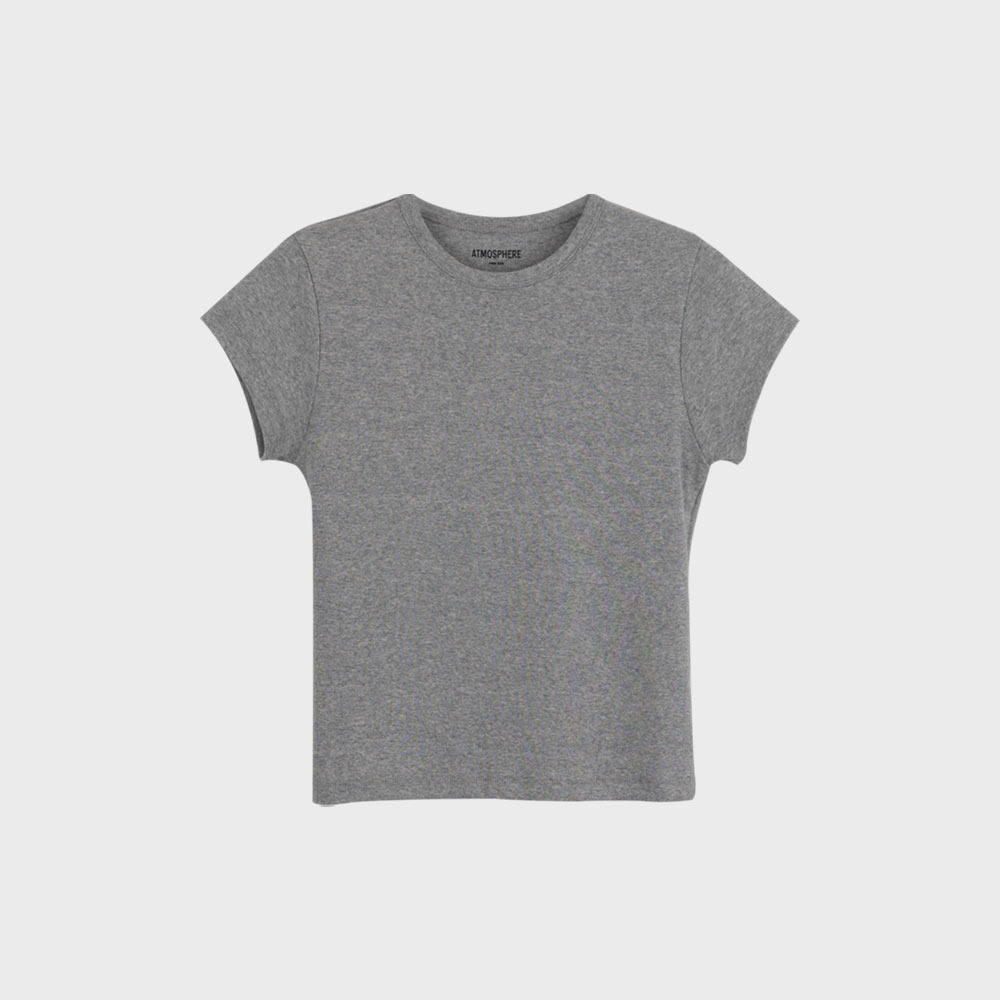 [하고에디트]MOSS HALF T (GREY) - HAGO(하고)