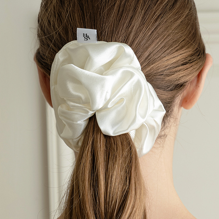 [SET] HDM009 Basic satin scrunchie - HAGO(하고)