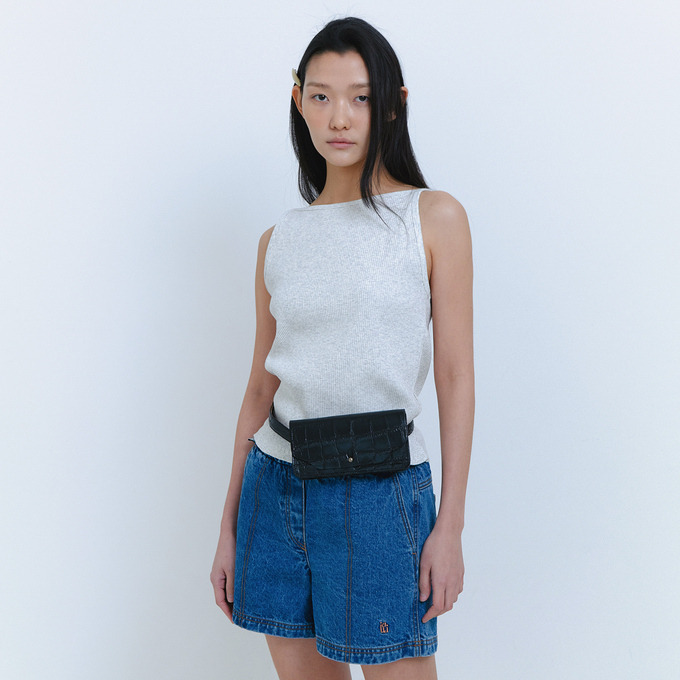 Basic sleeveless Grey - 하고(HAGO)