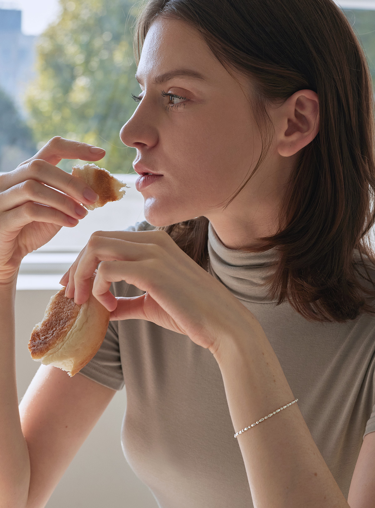 [실버925] 뉴아쥬 체인 팔찌 - HAGO(하고)