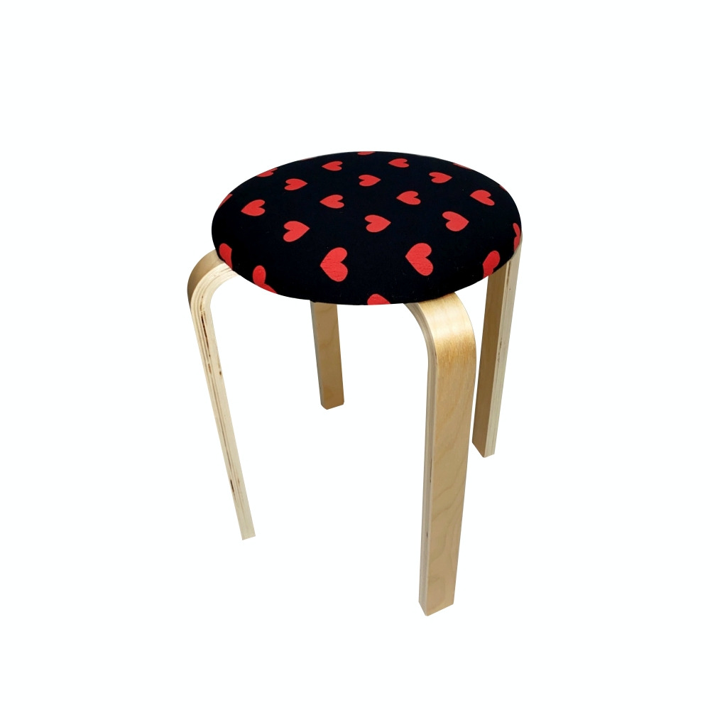Love stool (black&red) - HAGO(하고)