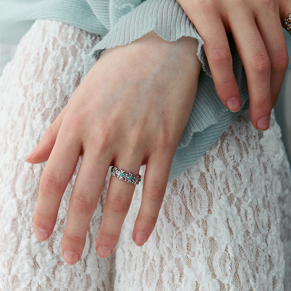 Mini Daisy Bloom Garden Ring_VH2534RI001M - HAGO(하고)