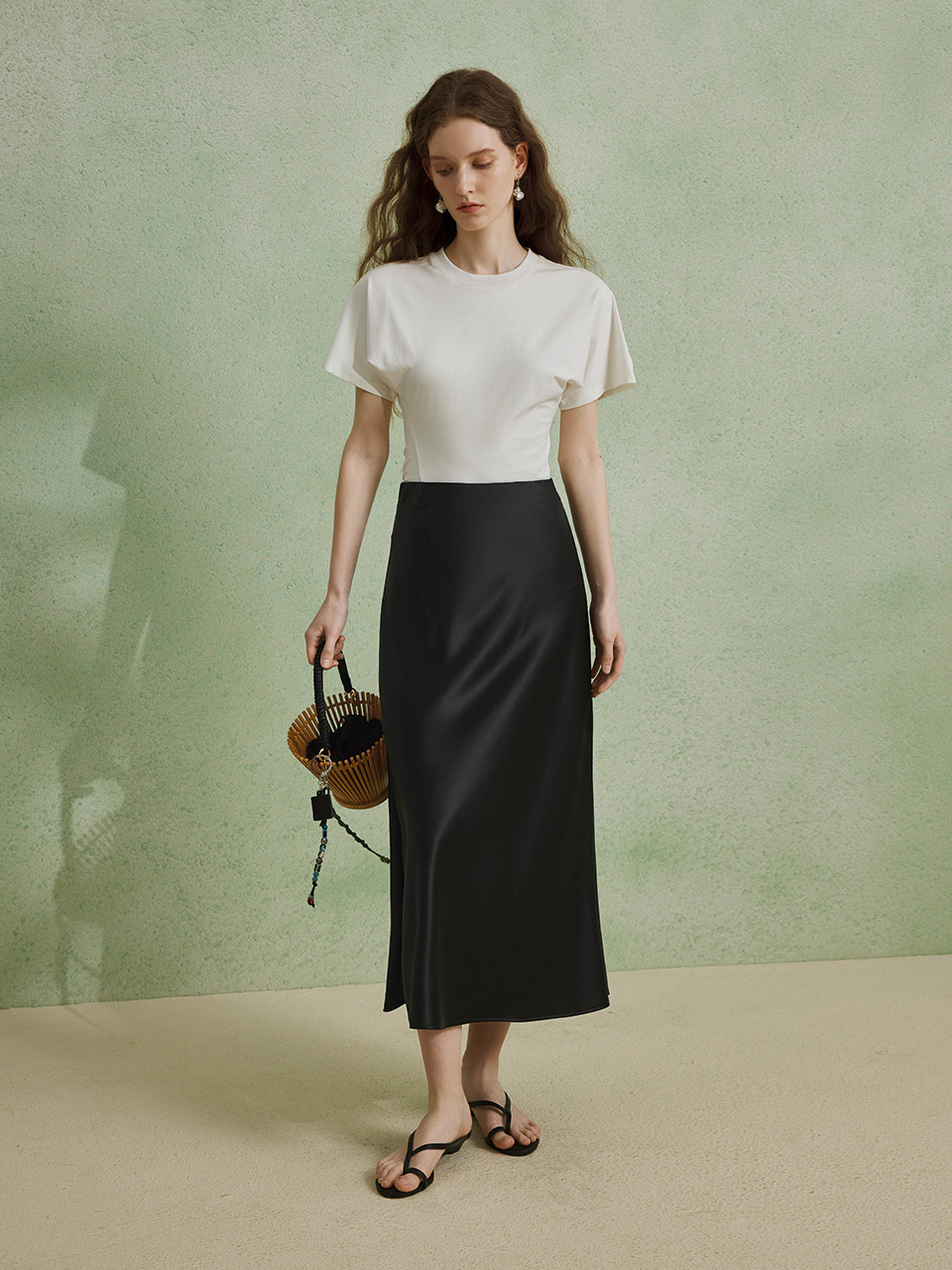 6/19일 예약배송_YY_Romantic a-line skirt_3color - HAGO(하고)