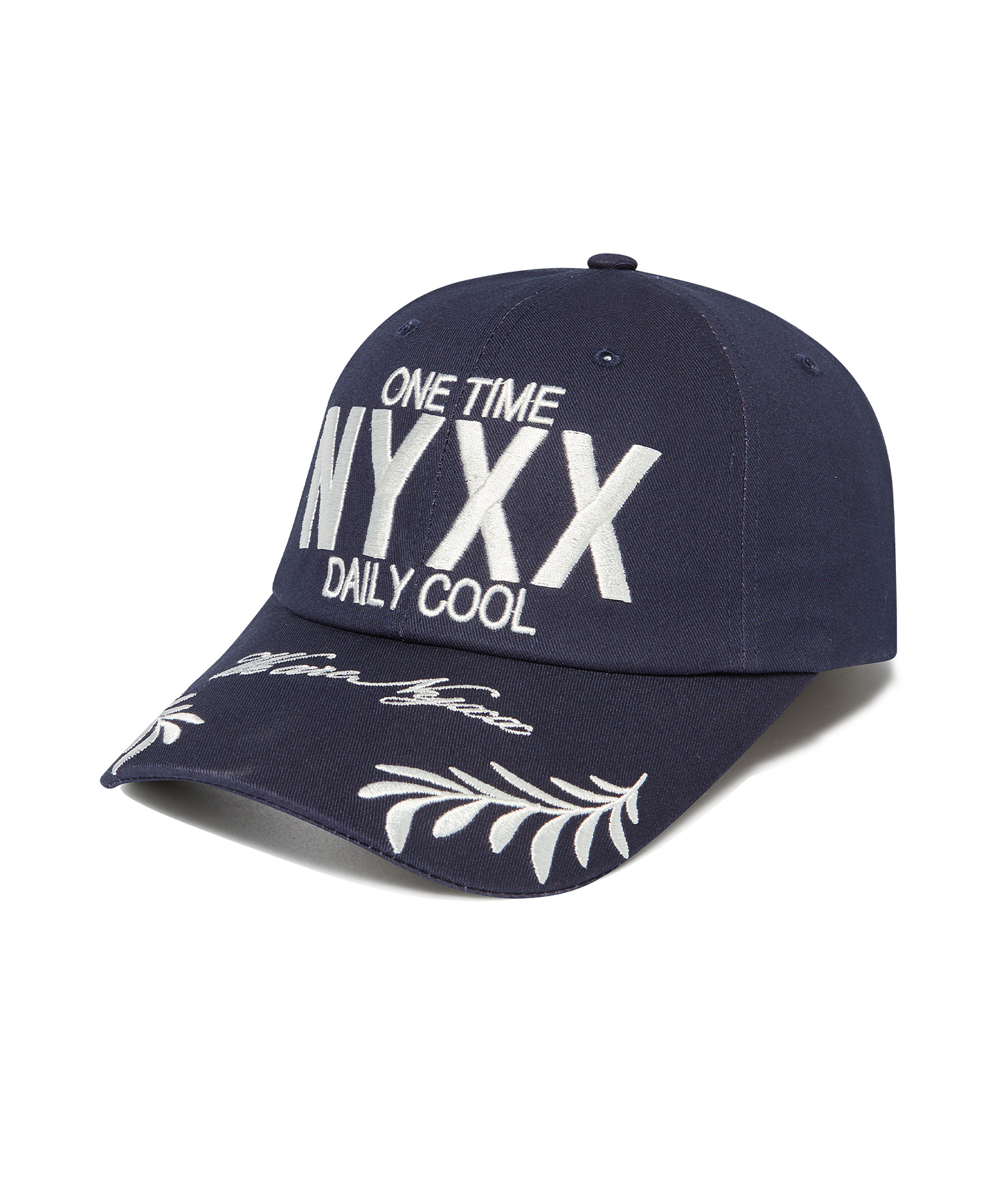 NYX SLOGAN BALL CAP NAVY - HAGO(하고)